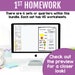 Homework, 1st Grade Homework, Weekly Homework W/ Homework Folder Cover ...
