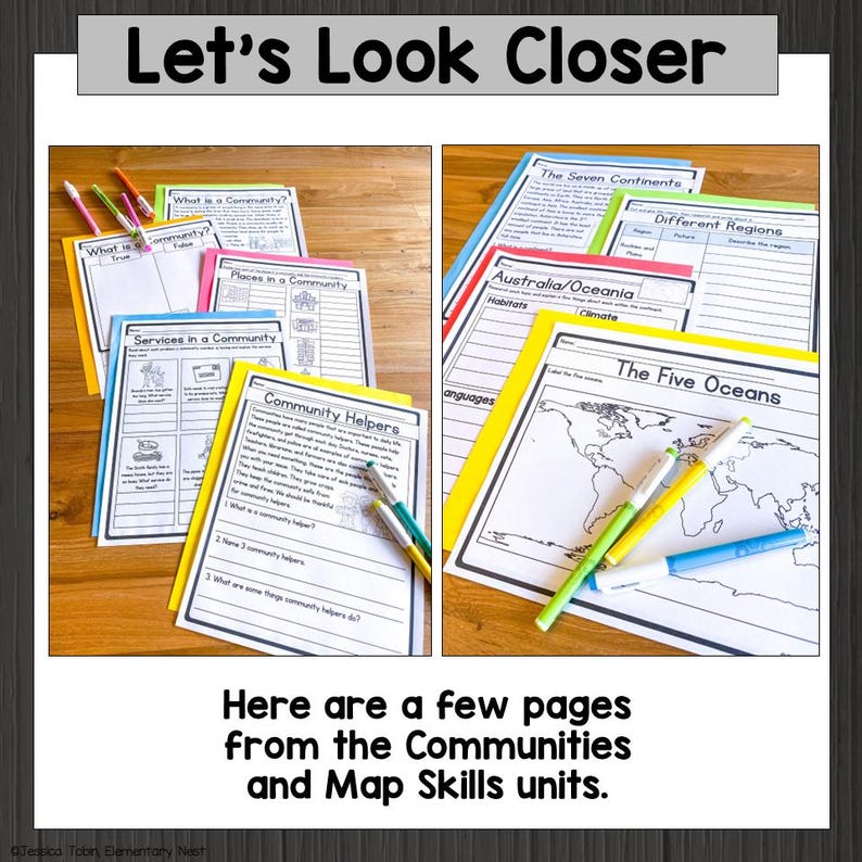 Social Studies Worksheets Social Studies Reading 2nd & 3rd Grade Social ...