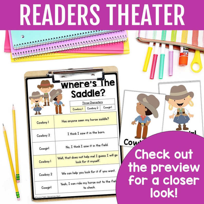 Reader's Theater Scripts: Fluency & Comprehension Plays (PDF Download ...