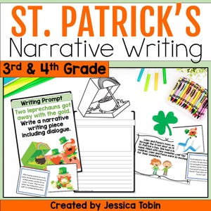 St. Patrick's Day Writing, Narrative Writing Graphic Organizer 3rd 4th ...