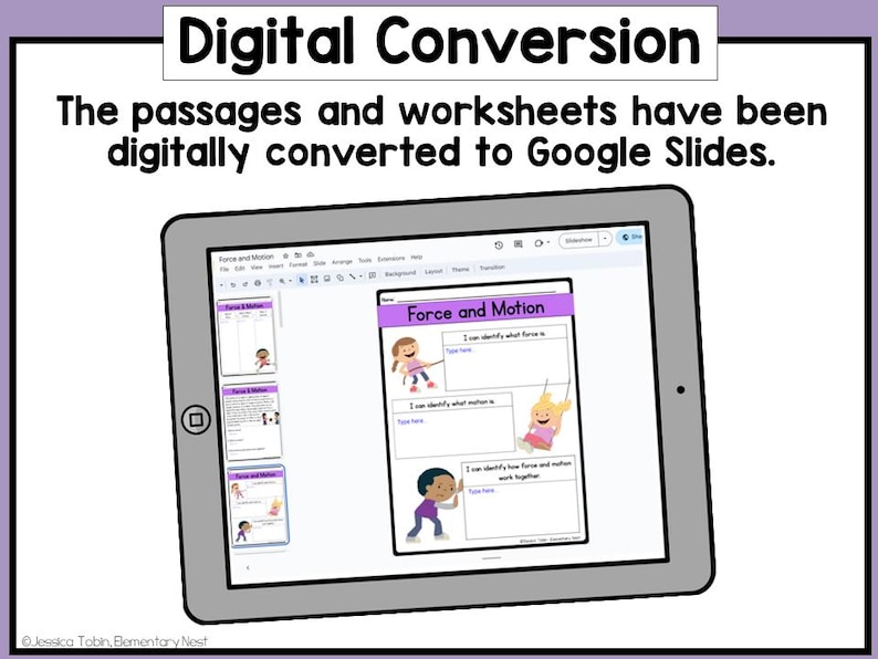 Force and Motion Worksheets & Reading Passages, Motion and Types of ...