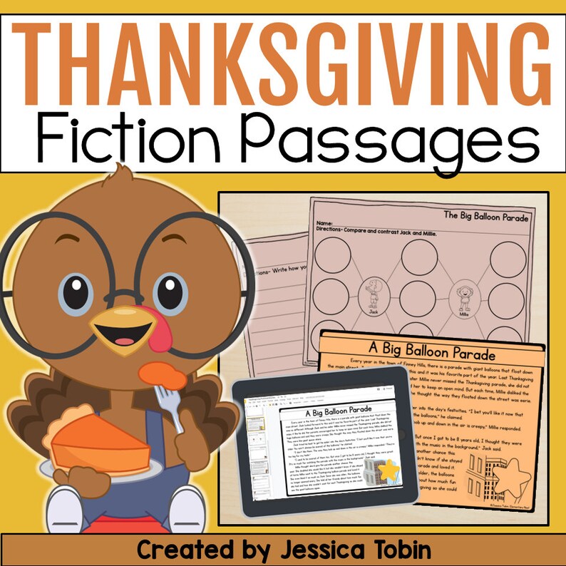 Thanksgiving Activities Thanksgiving Reading Comprehension and Writing ...