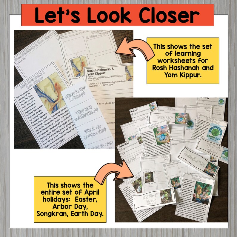 All-year Holidays Around the World Reading Activities, Social Studies ...