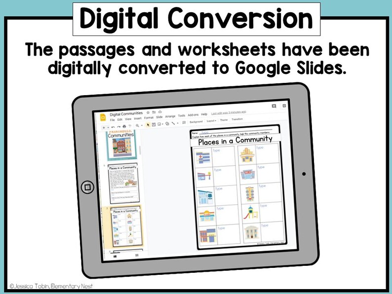 Community Helpers, Community, Types of Communities Worksheets & Reading ...
