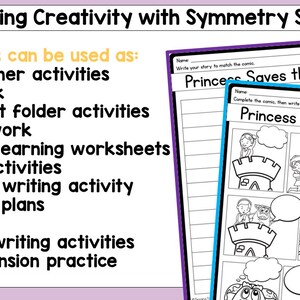 Symmetry Drawing Early Finishers Activities Art Lines of Symmetry, Fast ...