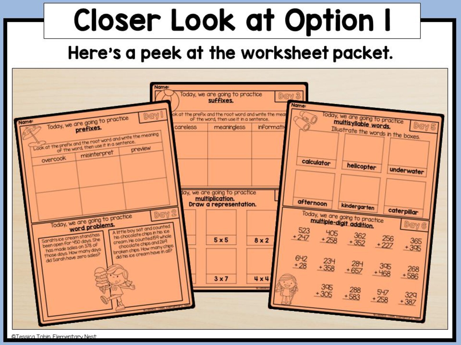 3rd Grade Summer Packet - Summer Review - End of the Year Fun Activity ...
