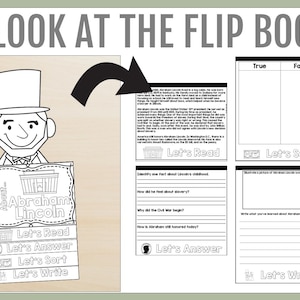Abraham Lincoln Biography Graphic Organizers, Presidents Day Activities ...
