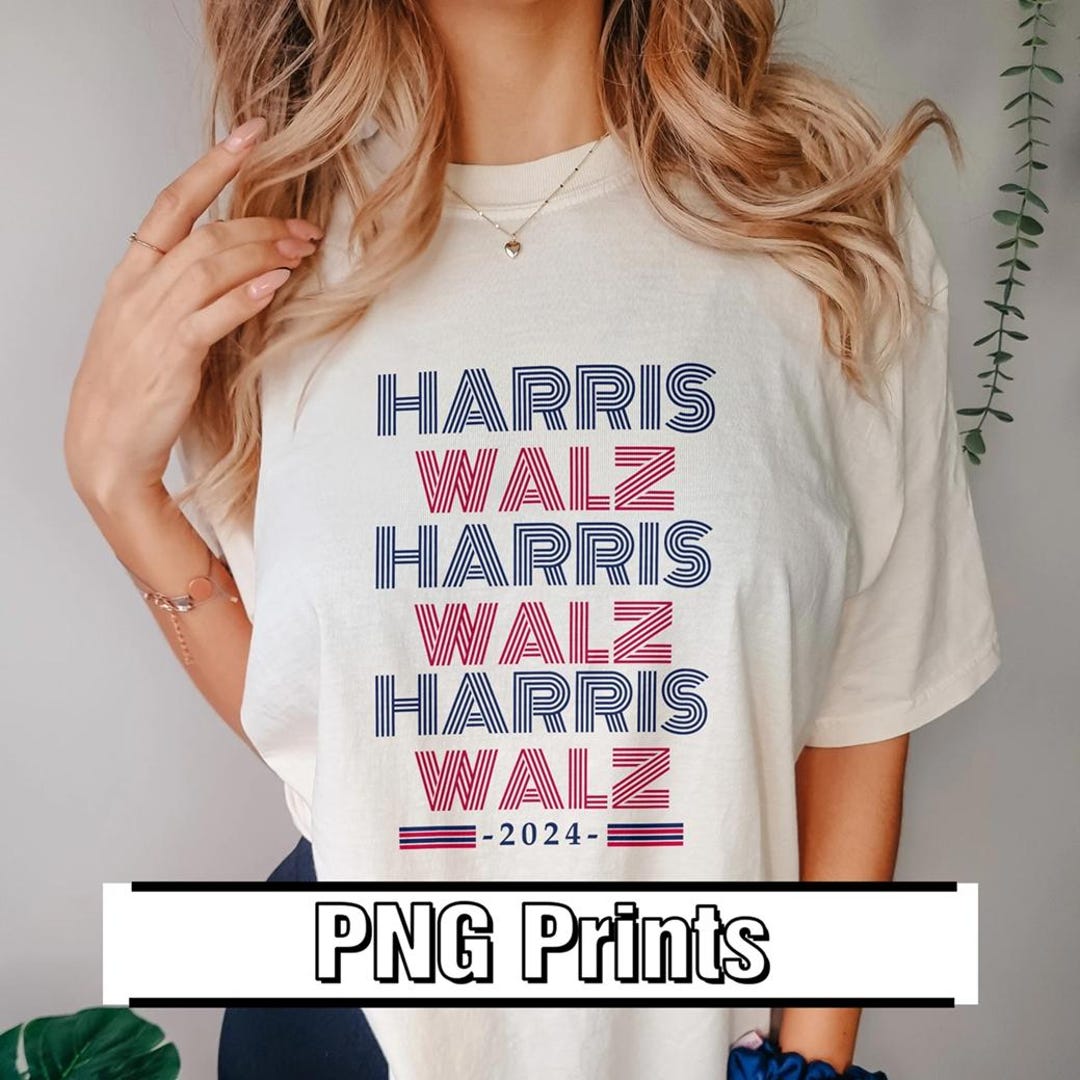Harris Walz 2024 Png, Kamala Harris, Tim Walz, Gift for Democrat, Madam ...