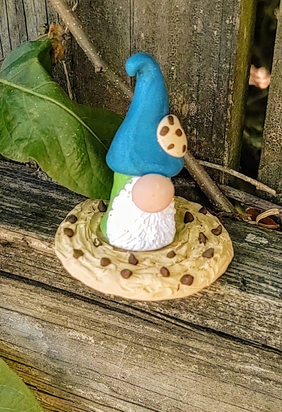 Chocolate Chip Cookie Polymer Clay Thimble Gnome Collectable - Etsy