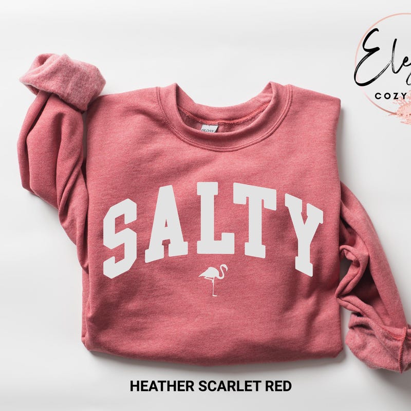 Salty Cropped Sweatshirt - Etsy
