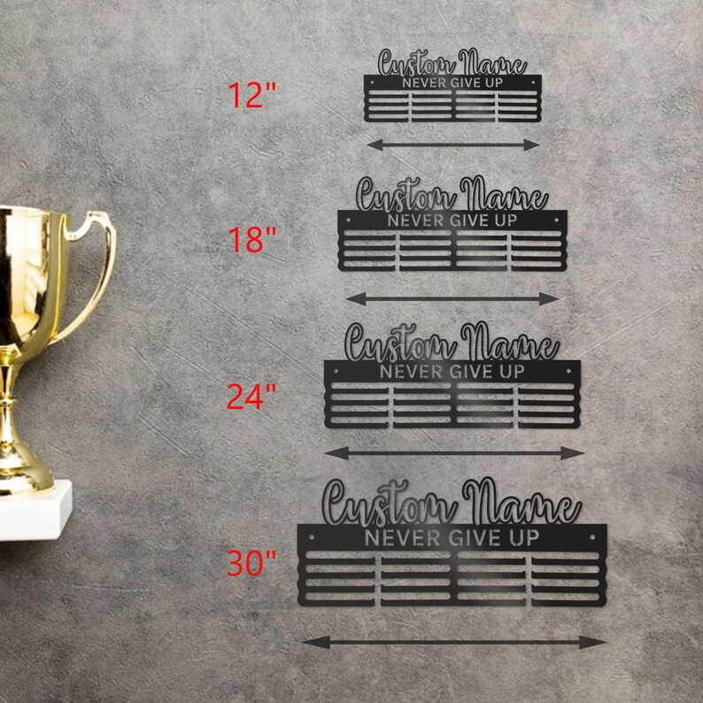 Personalized Gymnastics Medal Hanger: Carbon Steel, 16 Rungs - Etsy