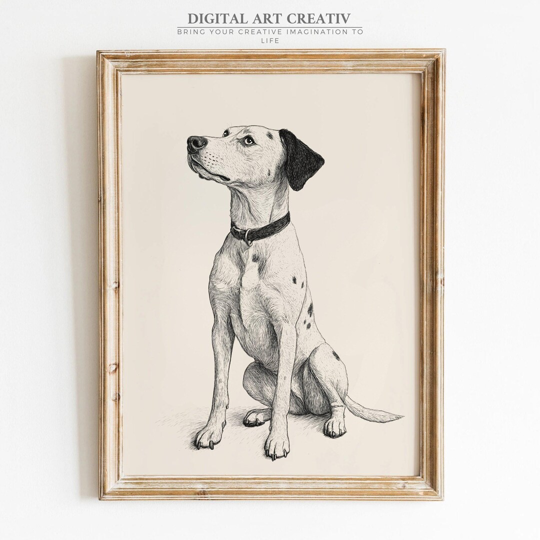 Dog Sketch Printable, Sketch of Sleeping Dog, Printable Dog Drawing ...