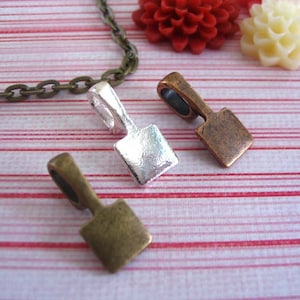 50 Medium Loop Candytile Bails...exclusively at Candytiles..great for ...