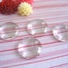 20 Pk...18mm Circle Glass Tiles...cabochons...great for Earrings, Rings ...
