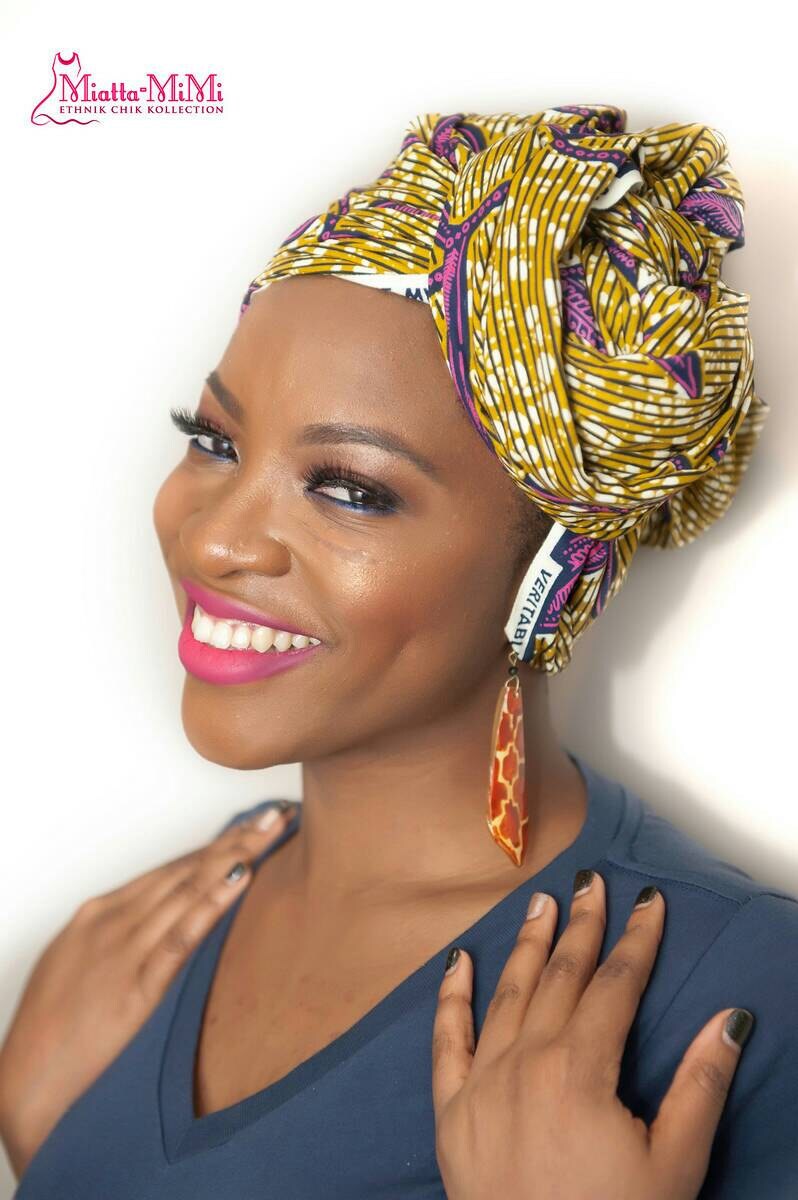 Head Wrap, African Fabric Scarf, African Clothing, African Head Wrap ...