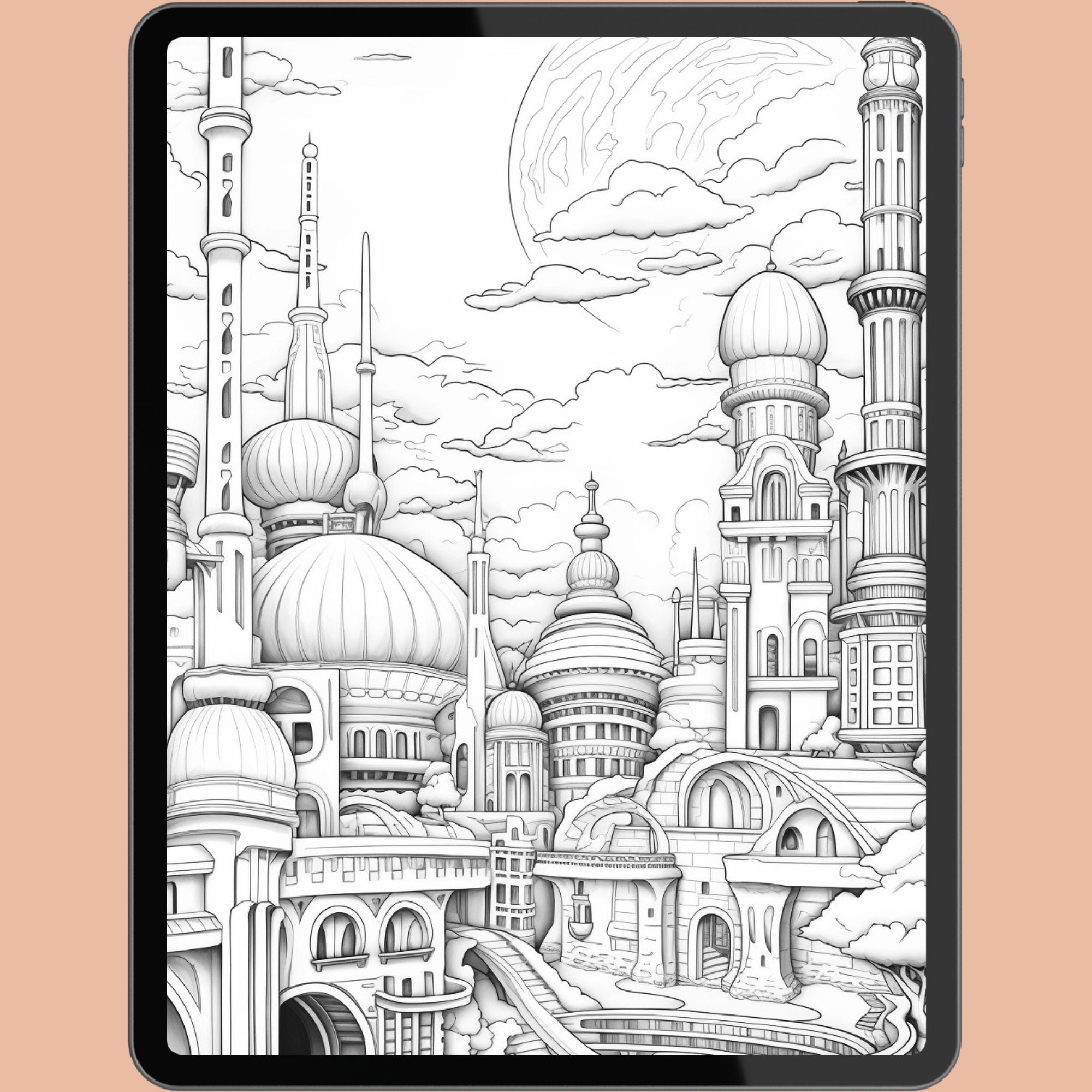 World Monuments Colouring Pages PDF | 10 World of Wonder Printable ...