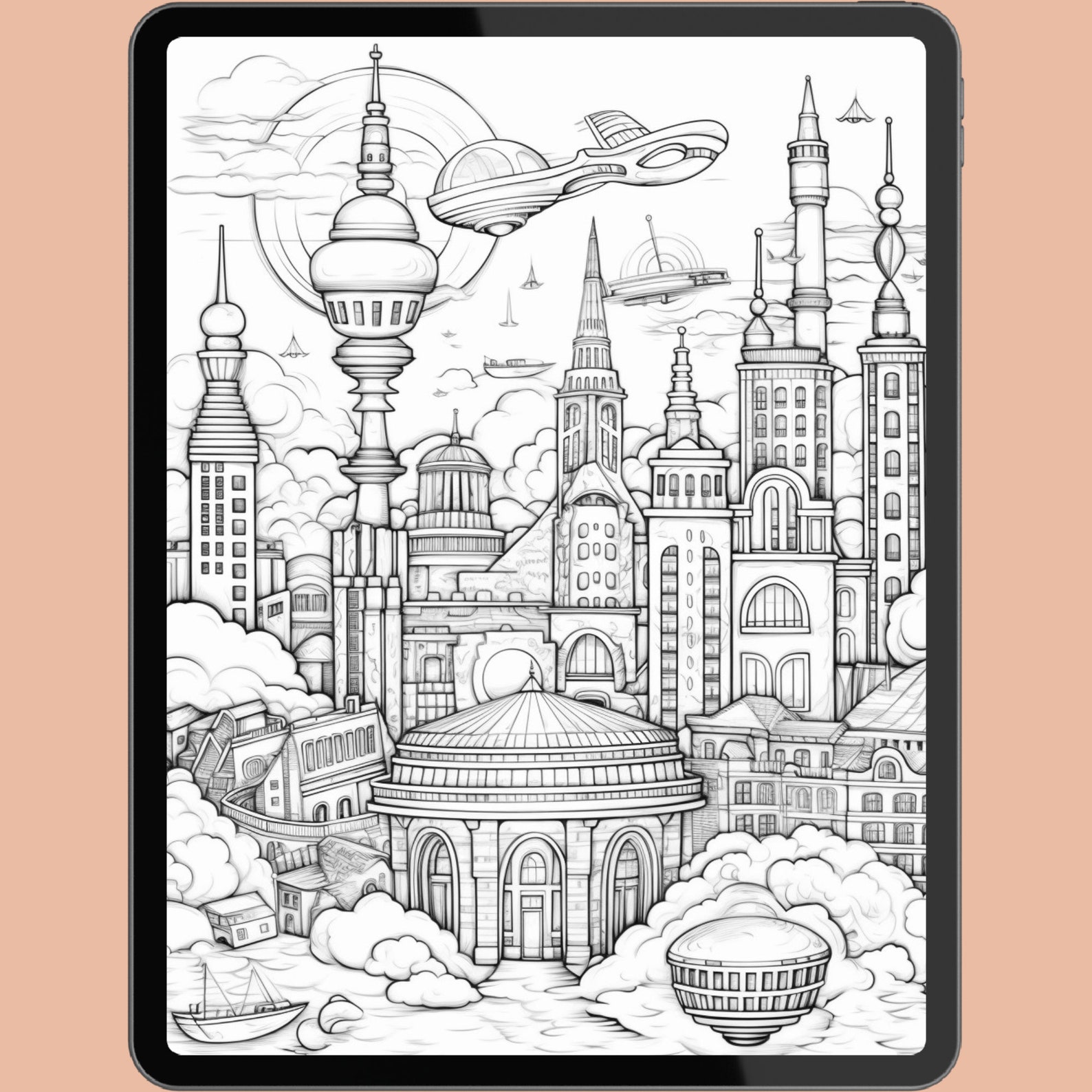 World Monuments Colouring Pages PDF | 10 World of Wonder Printable ...