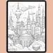 World Monuments Colouring Pages PDF | 10 World of Wonder Printable ...