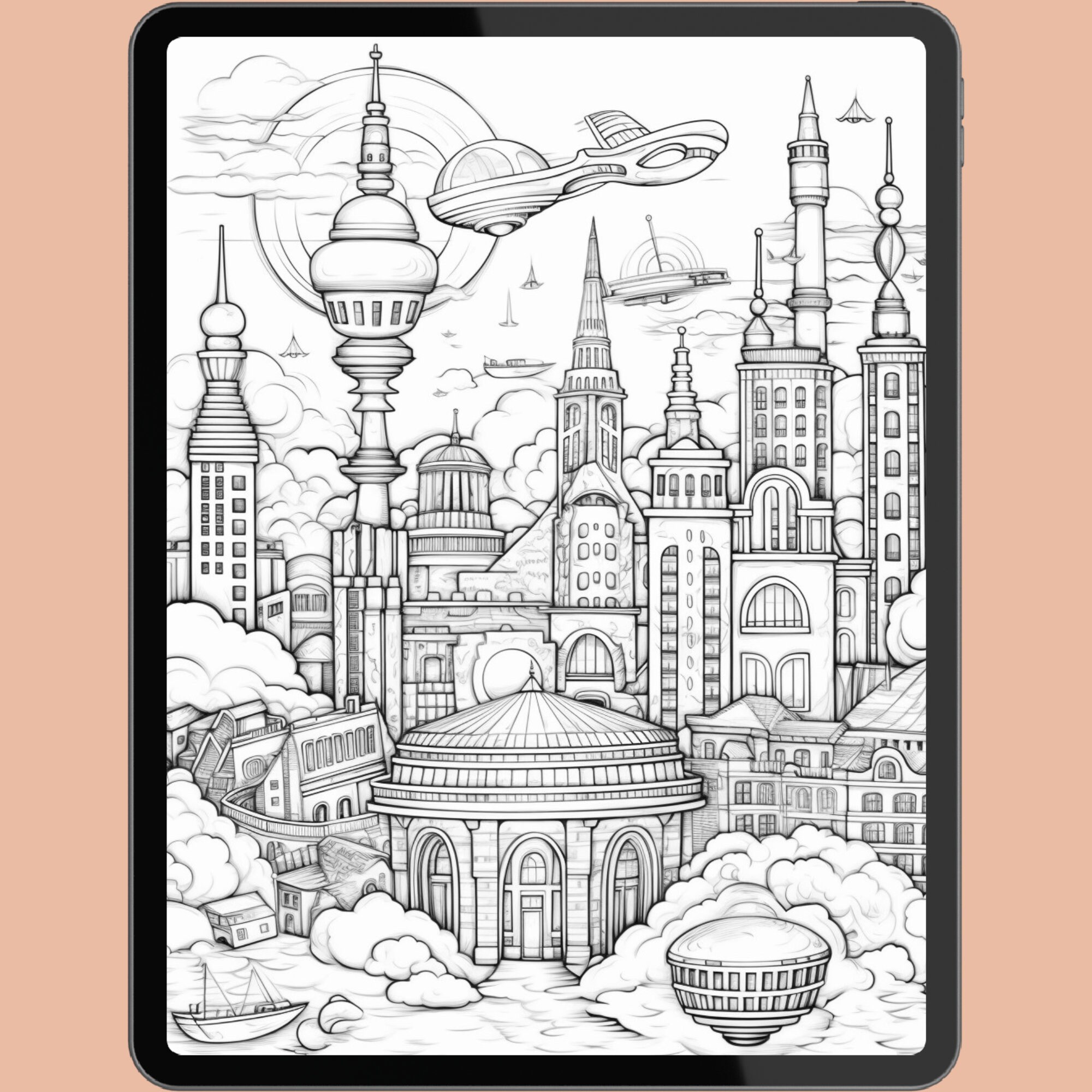 World Monuments Colouring Pages PDF | 10 World of Wonder Printable ...
