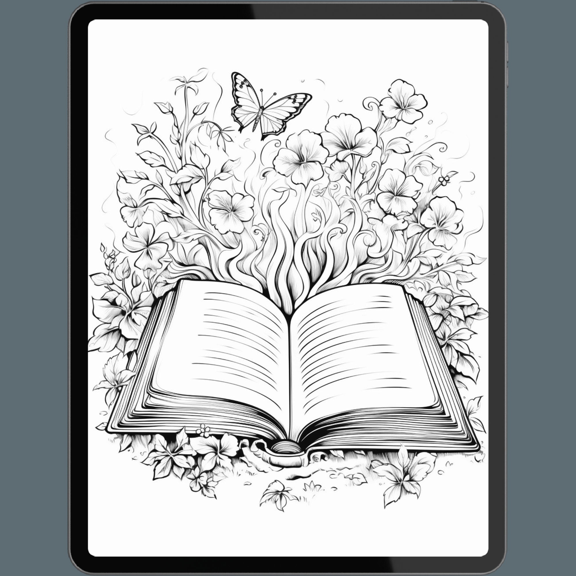 Book Themed Colouring Pages PDF | 10 Literary Printable Colouring ...