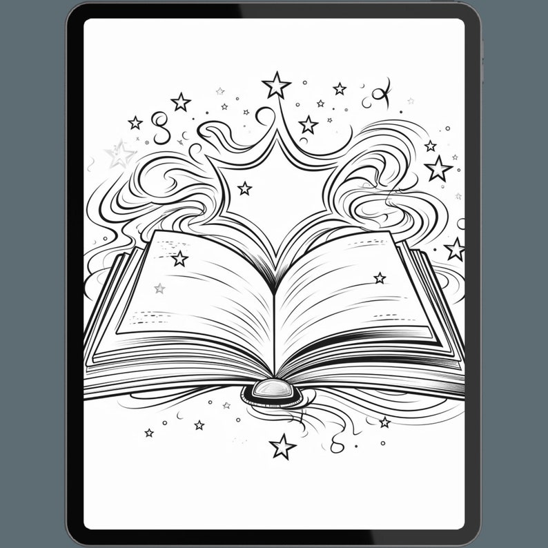 Book Themed Colouring Pages PDF | 10 Literary Printable Colouring ...