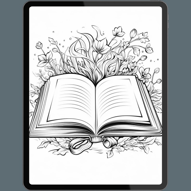 Book Themed Colouring Pages PDF | 10 Literary Printable Colouring ...