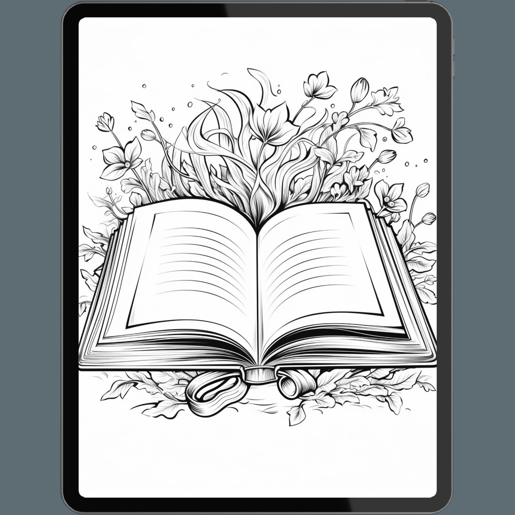Book Themed Colouring Pages PDF | 10 Literary Printable Colouring ...