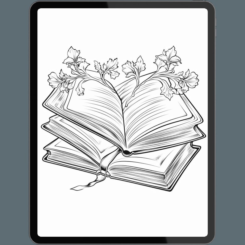 Book Themed Colouring Pages PDF | 10 Literary Printable Colouring ...