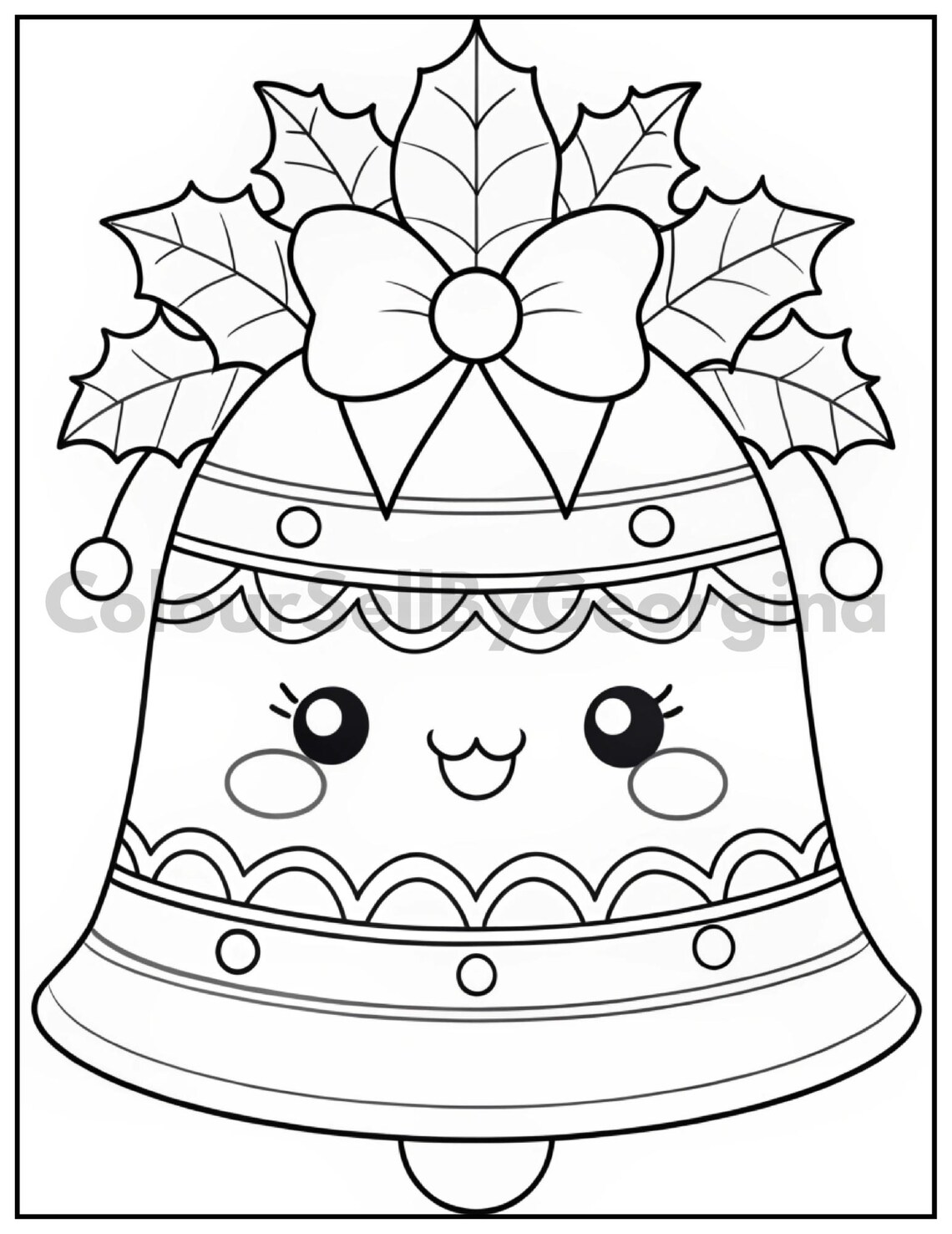 Printable Christmas Coloring Book | 30-page | Digital Only | Holiday ...