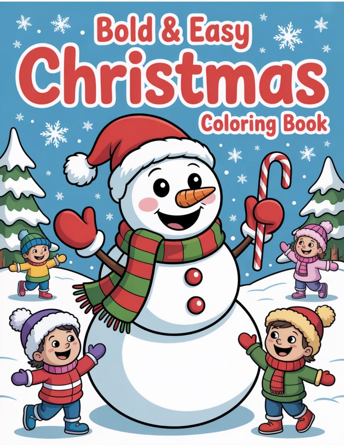 Printable Christmas Coloring Book | 30-page | Digital Only | Holiday ...