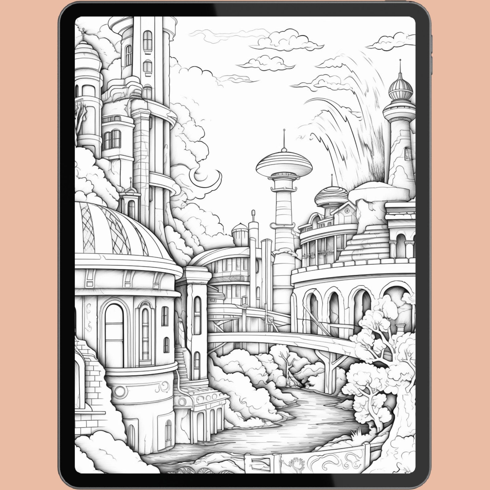 World Monuments Colouring Pages PDF | 10 World of Wonder Printable ...