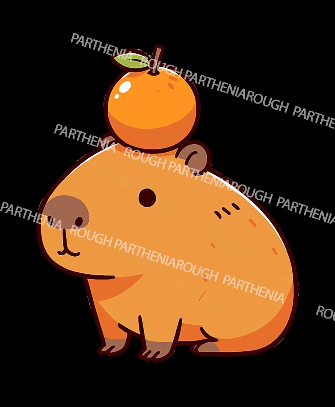 File Cute Capybara on Pool Float Drinking Bubble Tea Lover Girls - Etsy