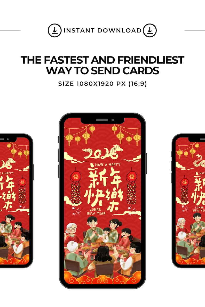 2026 Happy Lunar New Year Video E-card, Animated Happy Lunar New Year's ...