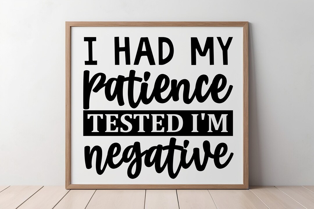 Patience is Power - Motivational Wall Art Design | Inspirational ...