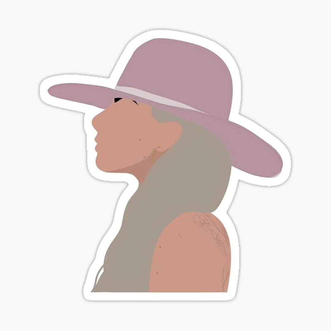 Gaga Sticker, Laptop, Water Bottle, Waterproof, Vinyl - Etsy