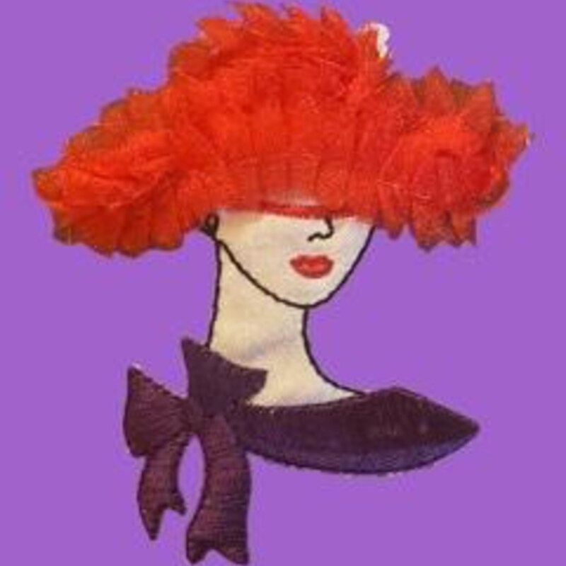Red Hat Society Fabric - Etsy