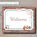 Woodland Forest Friends Welcome Sign INSTANT DOWNLOAD -print at Home ...