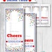 Cheers to the Best Schoolyear Drink Tags Teacher Gift Printable File ...