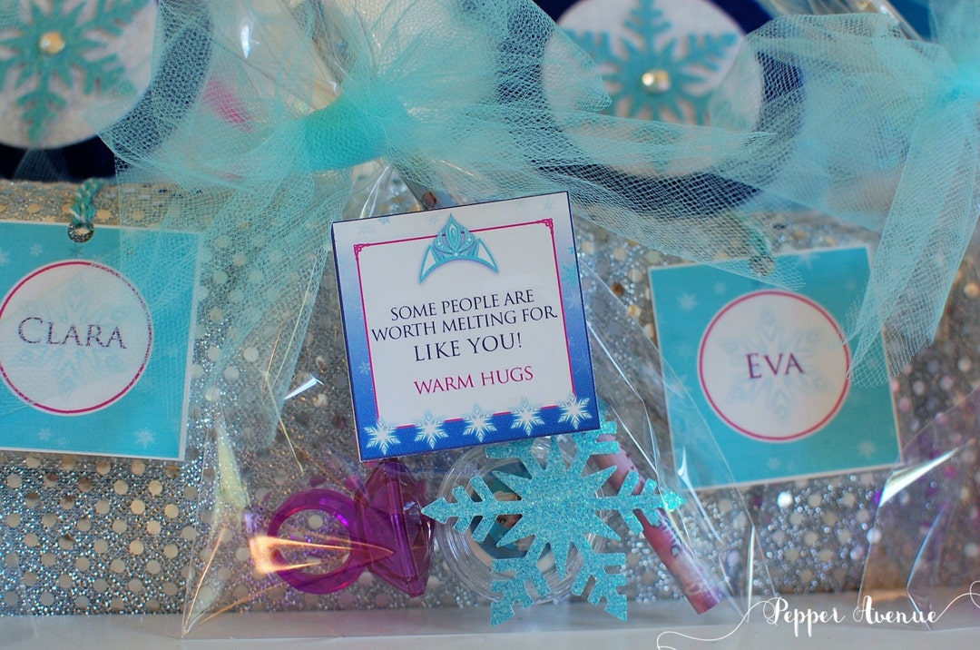 INSTANT DOWNLOAD - Frozen Favor Tags Unpersonalized - Frozen Birthday ...