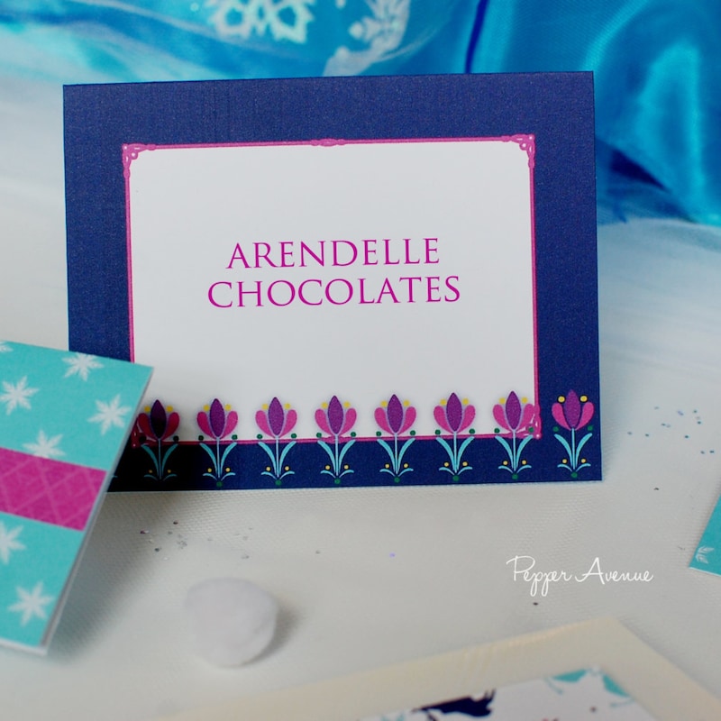 Frozen Place Cards - Etsy
