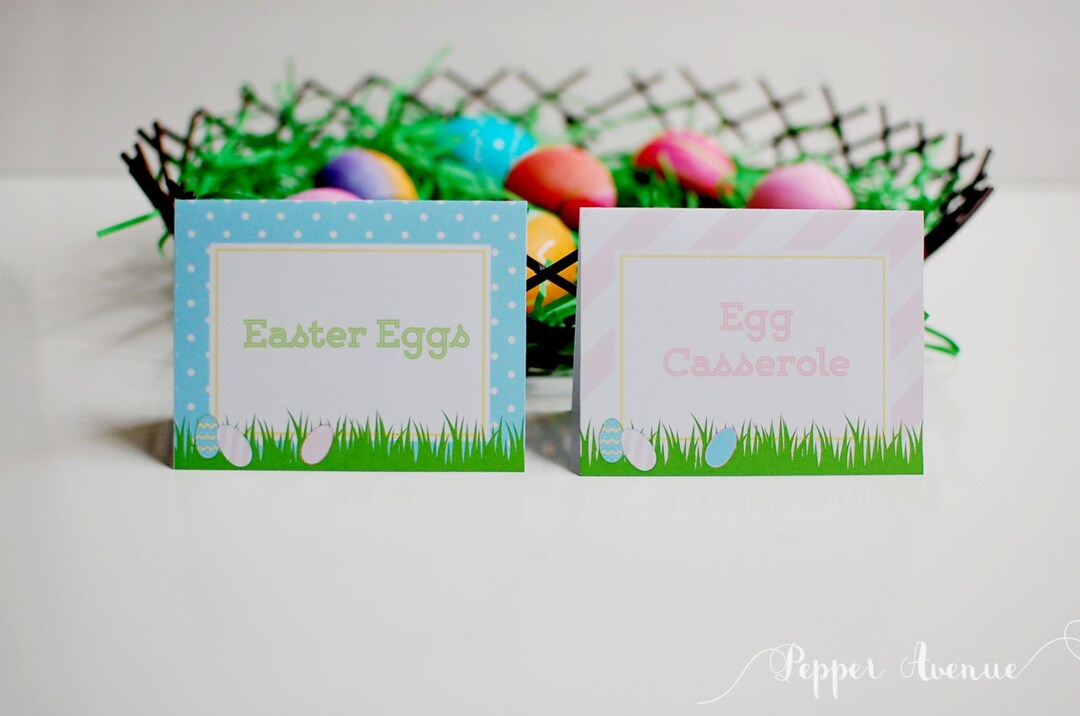 Easter Food or Drink Labels - Diy Printable PDF File - INSTANT DOWNLOAD ...