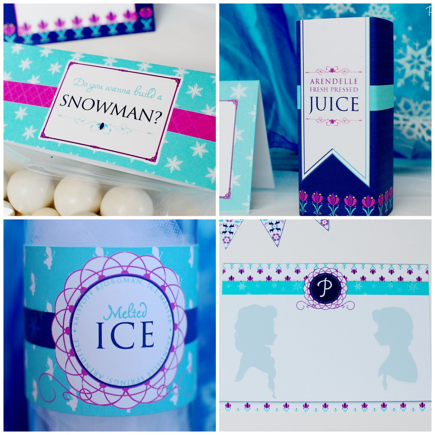 Frozen Party Package - Frozen Birthday, Elsa Birthday, Anna Birthday ...