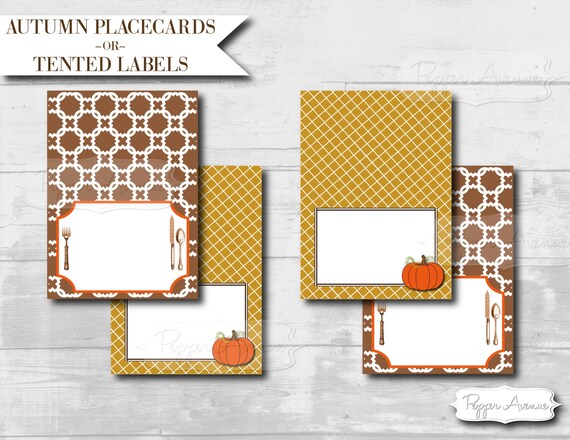 INSTANT DOWNLOAD Fall Thanksgiving Autumn Dinner Party | Etsy