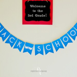 Back to School Banner - INSTANT DOWNLOAD - PDF Print-at-home Files - Etsy