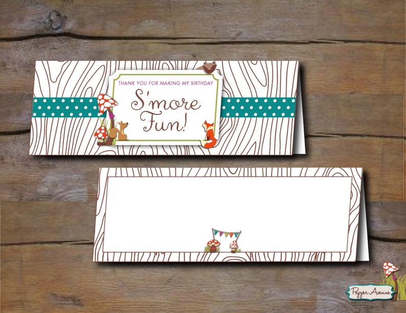 Woodland Forest Friends Welcome Sign INSTANT DOWNLOAD -print at Home ...
