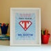 Teachers Are Superheros Printable Sign 2016 2017 Teacher Gift PDF ...