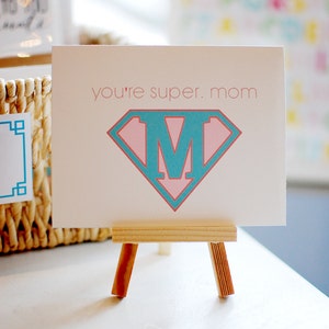 Printable Mother's Day Card 'you're Super, Mom' - Super Mom Card ...