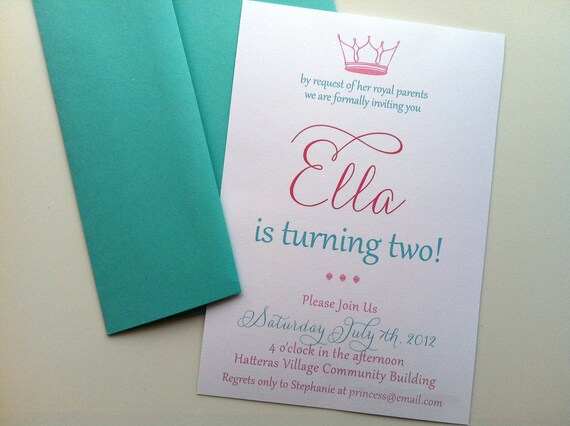 Princess Style Wedding Invitations