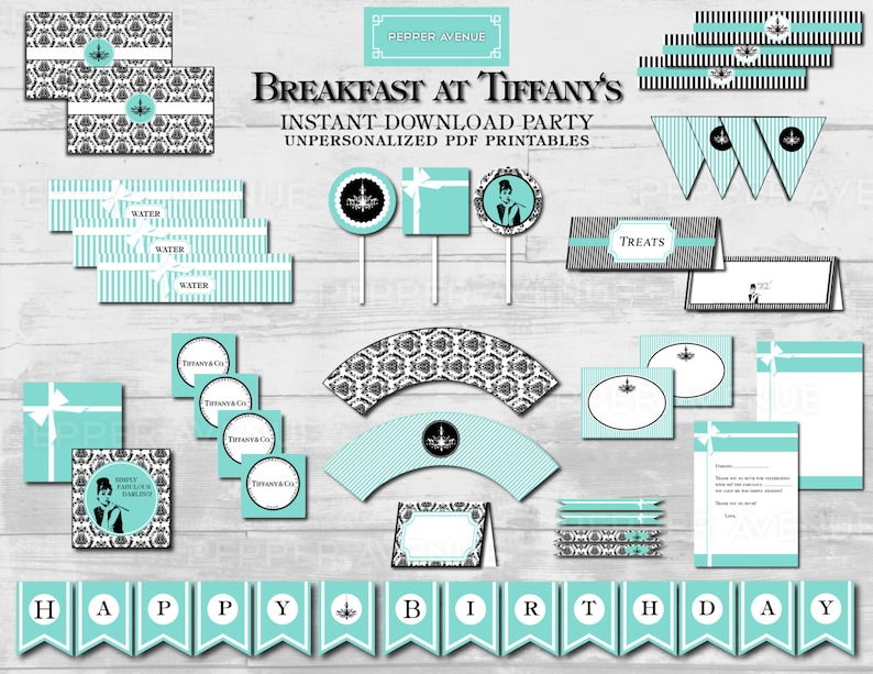 Breakfast at Tiffany's Birthday Party, Holly Golightly Bridal And/or ...