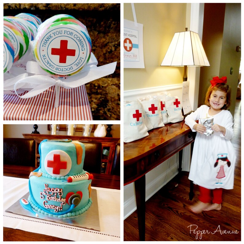 Dr. Nurse Party Invitation - DIY Print-at-home PDF File - Etsy